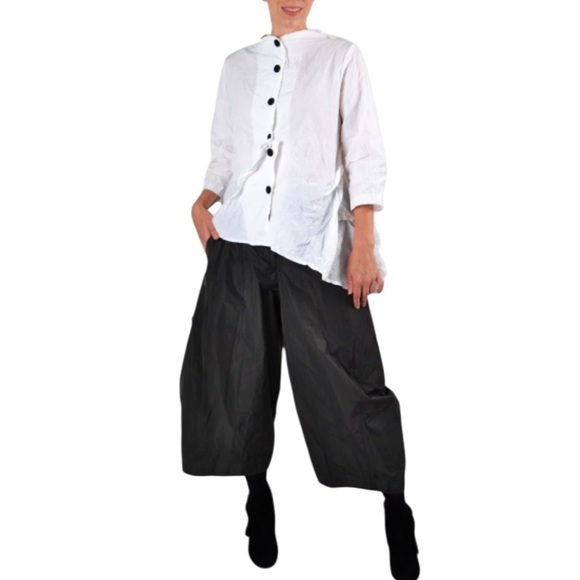 Sun Kim | Pants & Jumpsuits | Sun Kim Lantern Pants S Taffeta Pockets ...